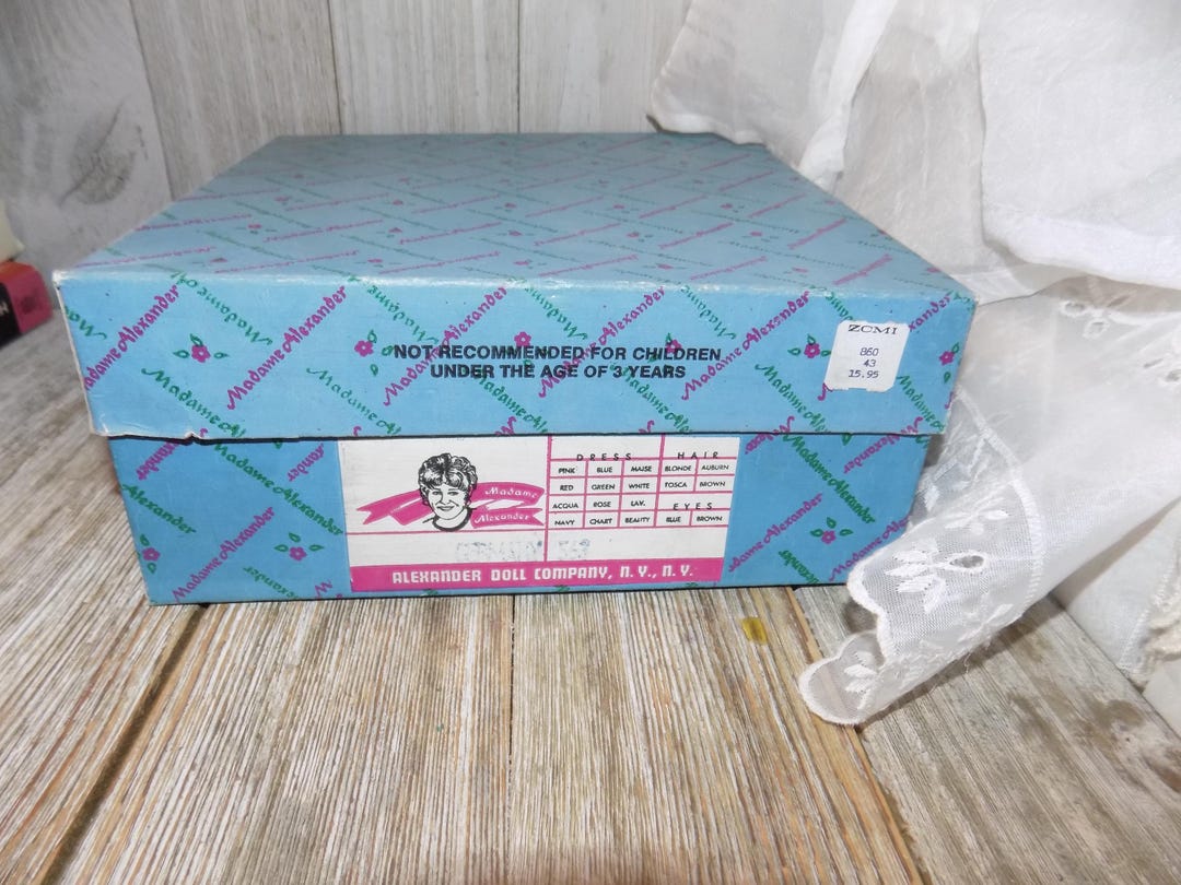 Germany Madame Alexander Doll EMPTY BOX, NO Doll, Doll Box, Storage ...