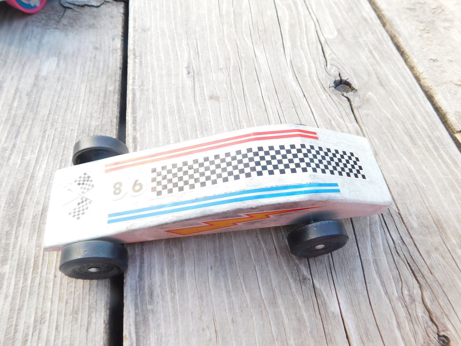 Vintage Pinewood Derby Boy Scouts Car Wood Car Boy Scouts | Etsy