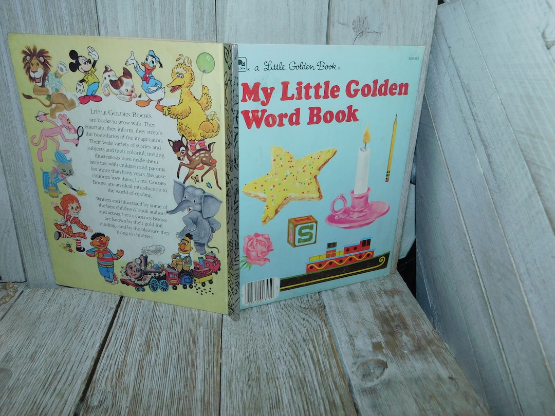 Vtg My Little Golden Word Book, Little Golden Book, Hardcover Book ...