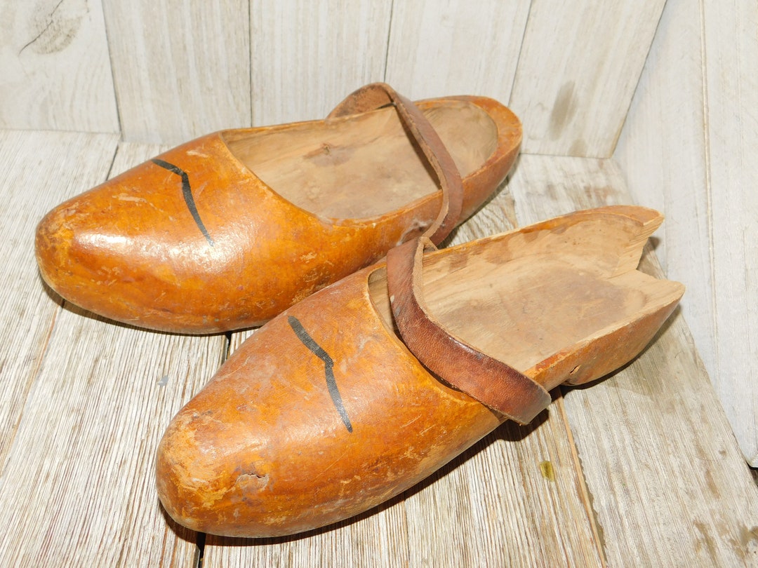 Wood Clogs, Antique Wood Clogs, Clogs, Dutch Shoes, Wood Shoes, Vintage ...