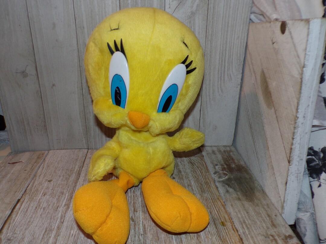 Vtg Looney Tunes Tweedy Bird Stuffed Toy Plushie Tweedy Bird Cartoons ...
