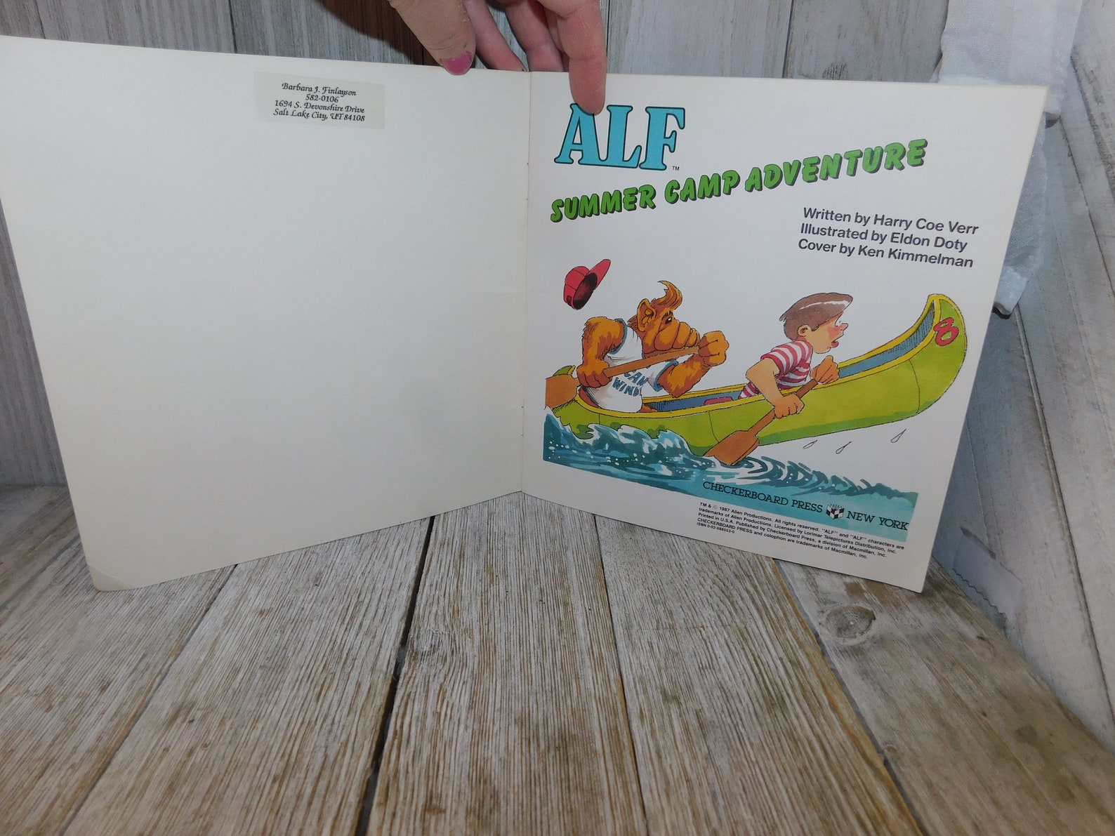 Vintage Alf Paper Summer Camp Adventure Vintage | Etsy