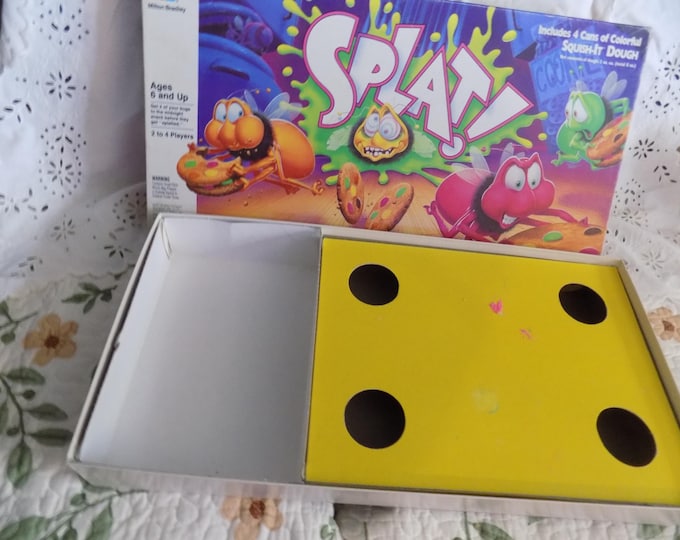 Splat! Bug Squishing Game - Milton Bradley 1990 Missing Dough (read ...