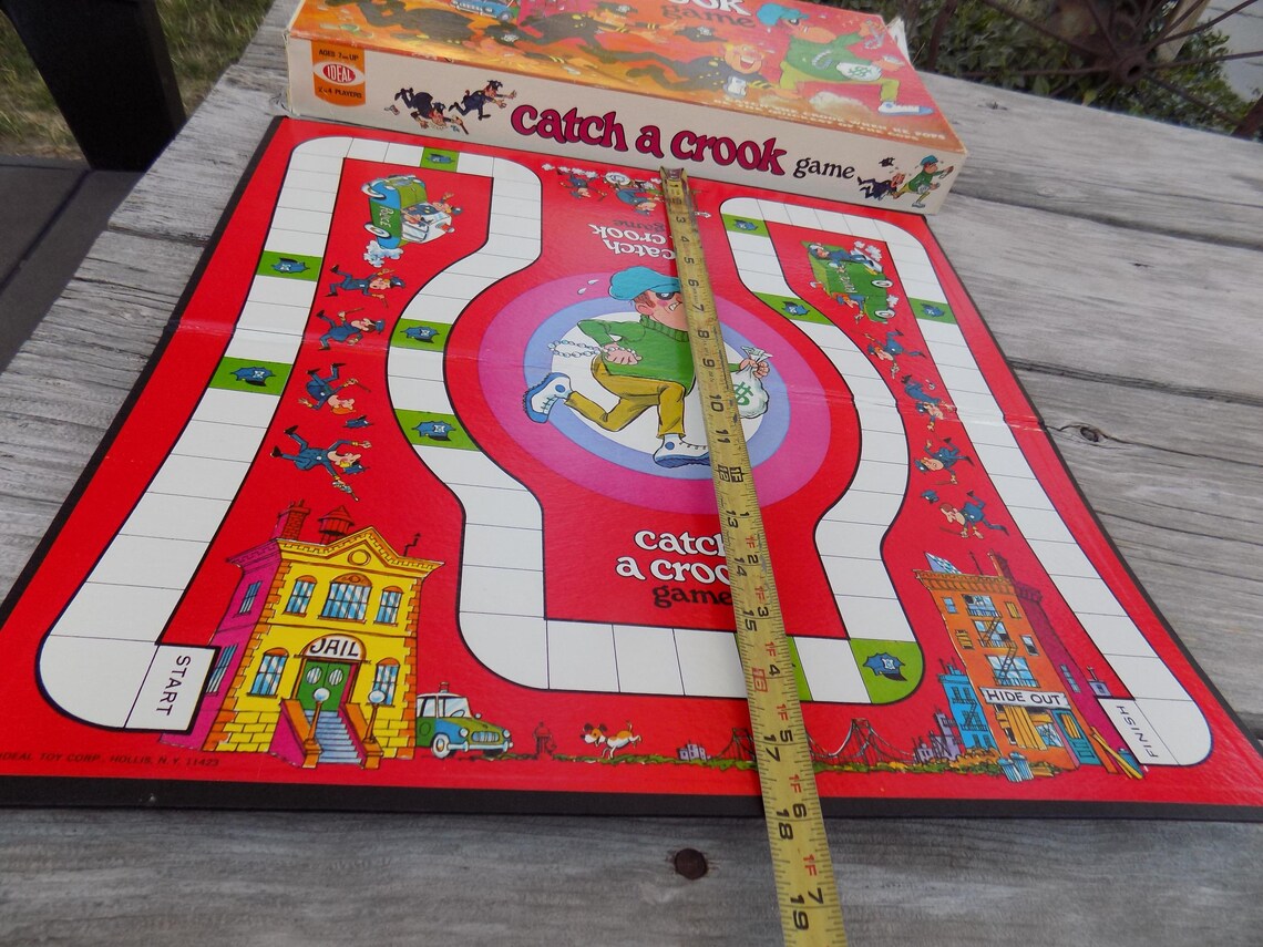 Catch a Crook Game BOARD ONLY, 1971 Game Parts, Craft, Memories, Gift ...