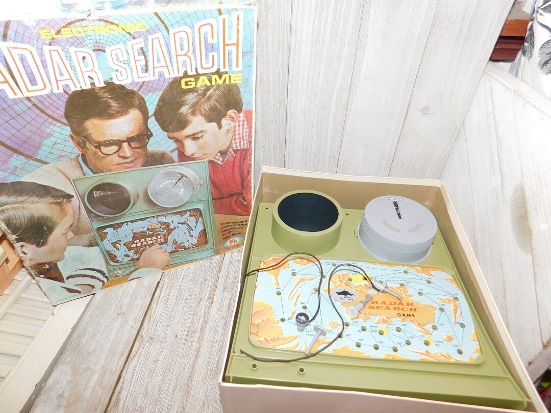 Vintage Electronic RADAR SEARCH Game Idea 1960 S, Ideal Game, for ...