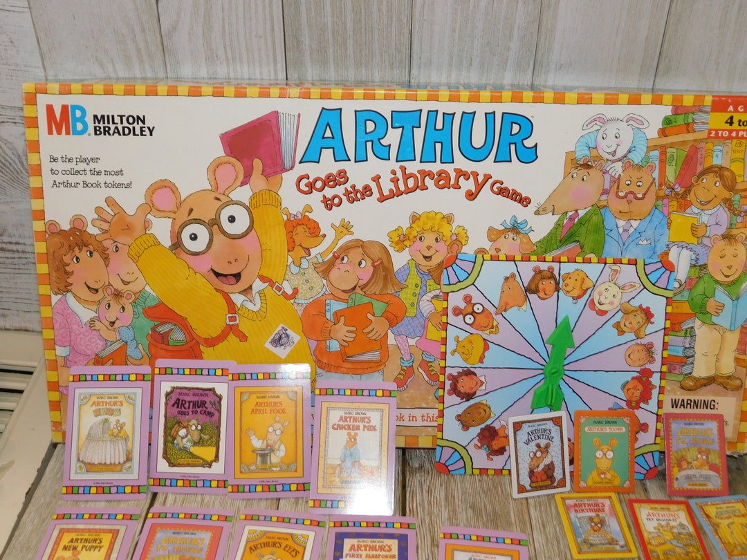 Vintage Arthur Goes to the Library GAME PIECES 1996, Replacement Pieces ...