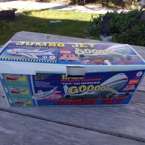 Vintage Toy Airplane Still in Box, Vintage Toys, Airplane, Electronic ...