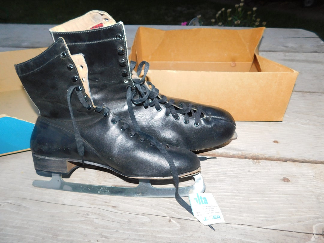 Basco Boston Athlete Shoes Vintage Ice Skates Sz 122190 Men Insulated ...