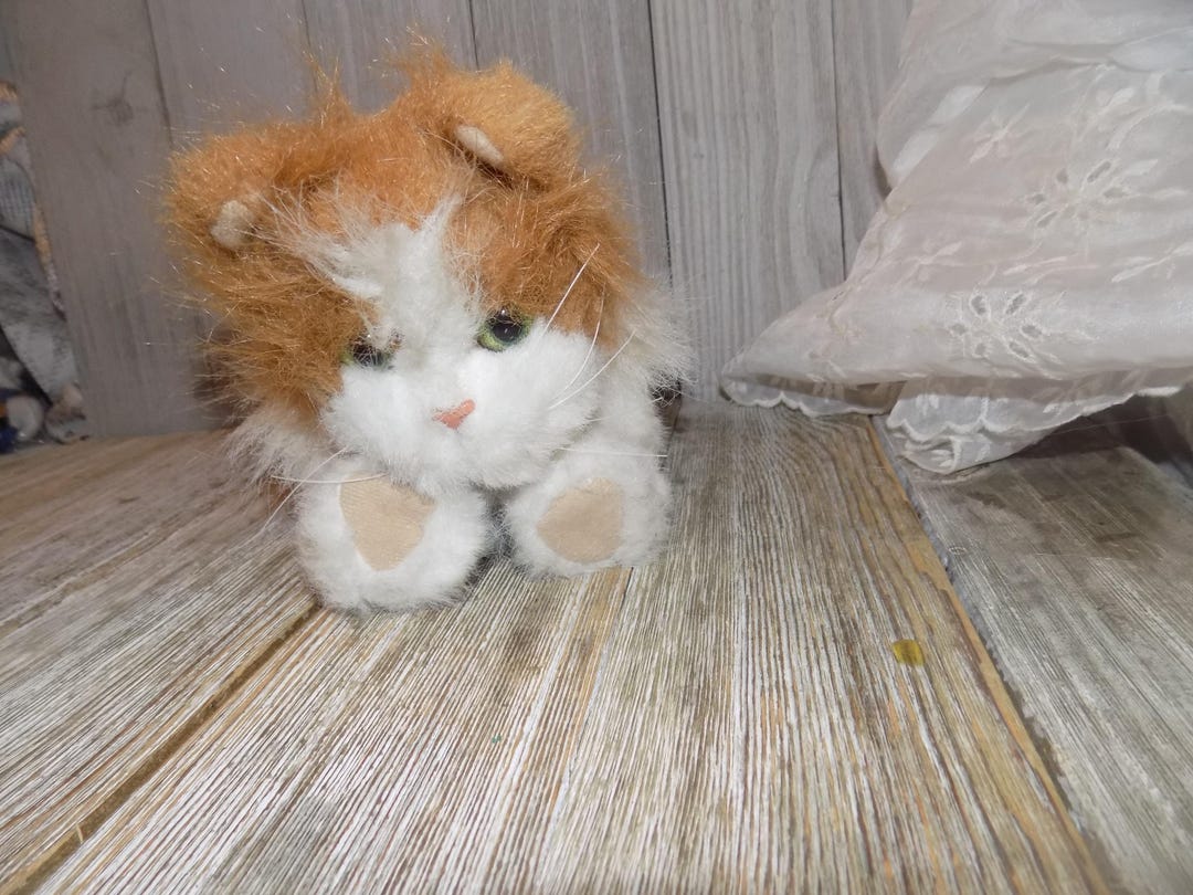 Furreal Tabby Electronics Cat Kitten 2002 WORKS Furreal Animated Plush ...