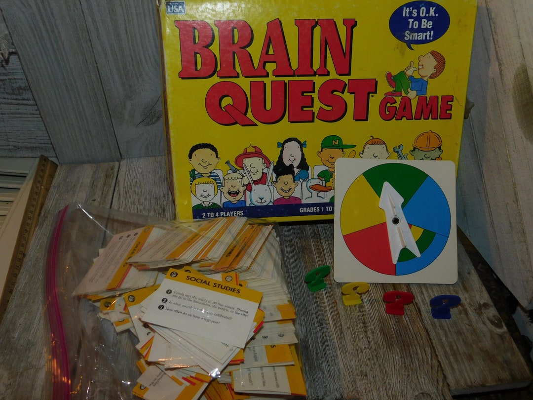 Brain Quest Board Game GAME PIECES ONLY 1993, Single Pieces ...