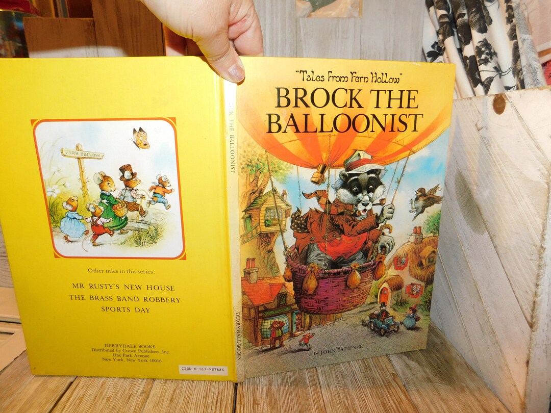 Brock the Balloonist (tales From Fern Hollow) Hardcover, 1983, Children ...
