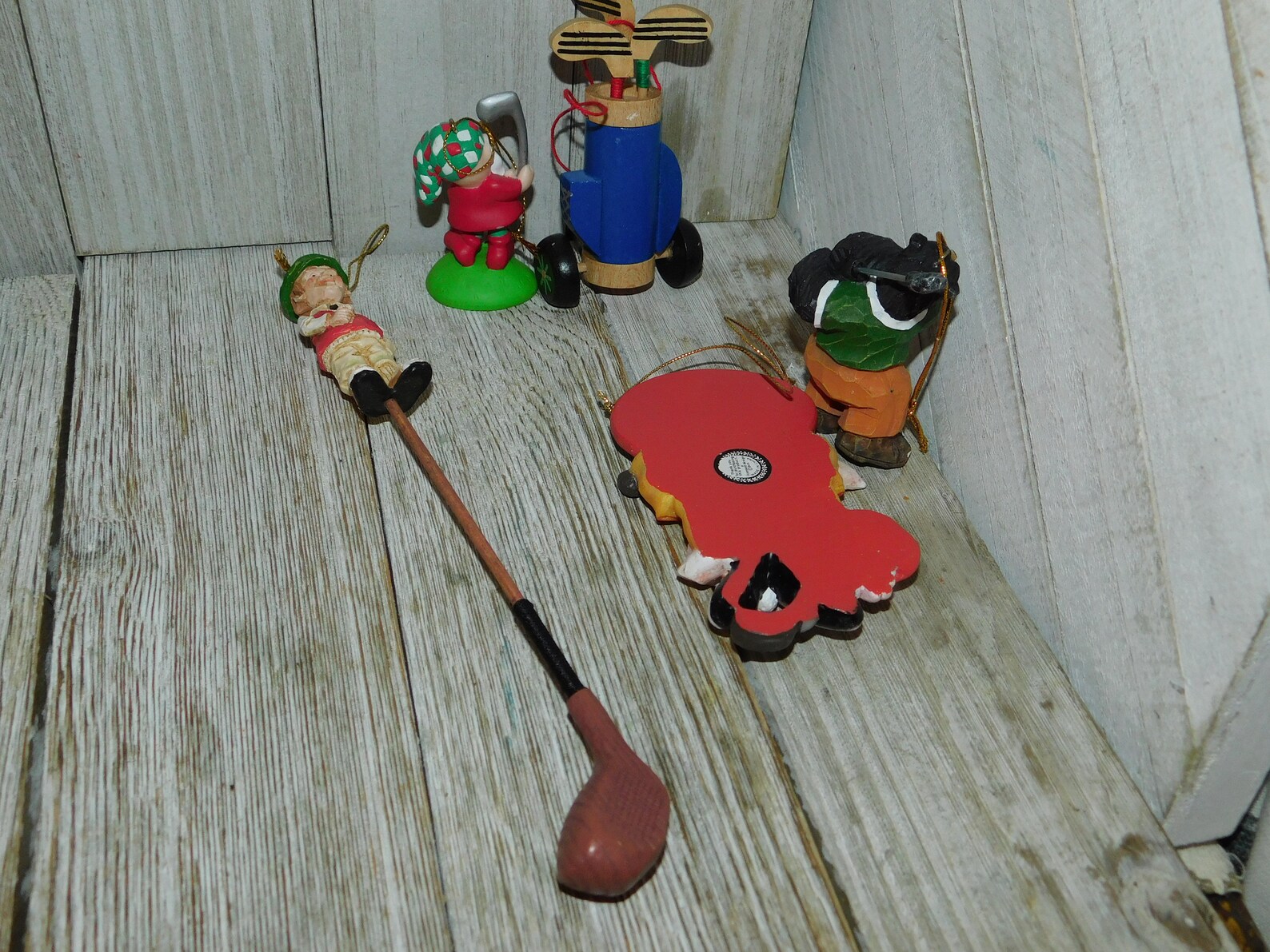 Vintage Golf Decorations Golf Figures Golfing Vintage Home - Etsy