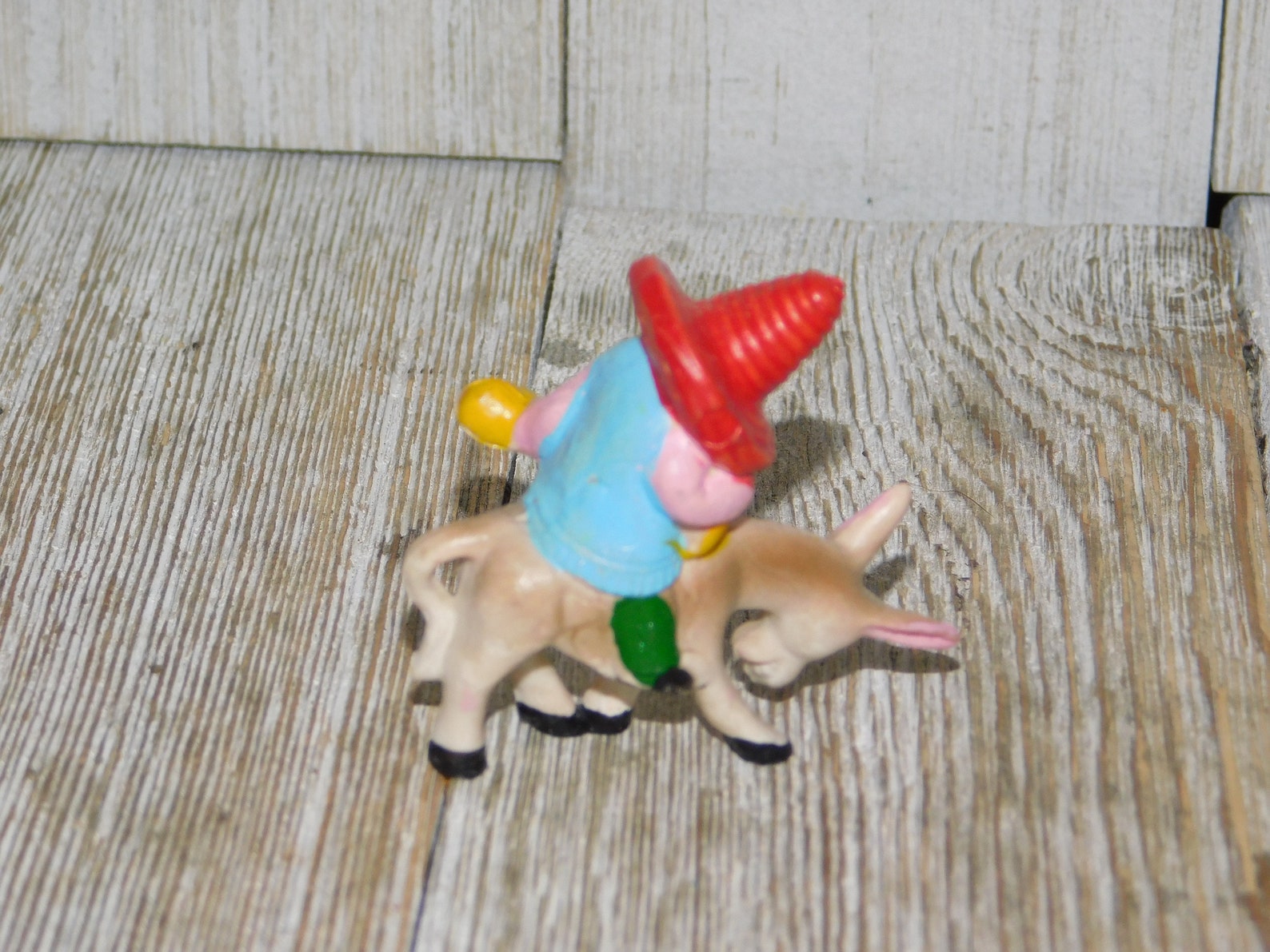 Vtg Plastic Donkey W Rider Toy Cartoon Donkey Vintage Toys - Etsy