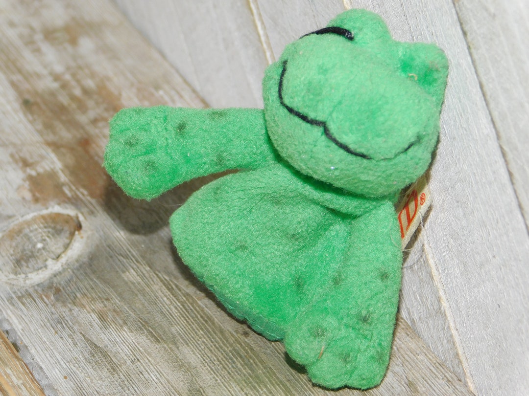 Gund Frog Puppet, Small Frog Puppet, Vintage Toys, Frog, Toy Frog, Gund ...