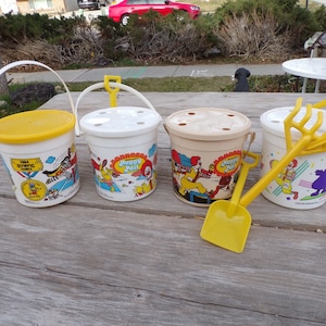 Mcdonald's Happy Meal Pails Sand Pails Toy Pails Vtg Toys Advertising ...