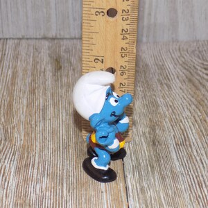 Smurf With Box BOX IS WORN, Vtg Plastic Toys, Cartoon Toys, Memories ...