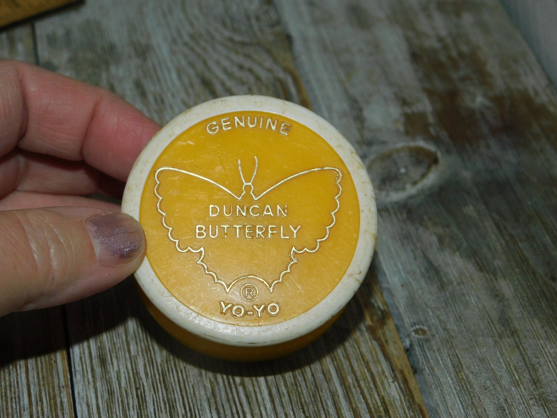Vintage Duncan Butterfly Yellow and Orange Yo Yo Vintage - Etsy