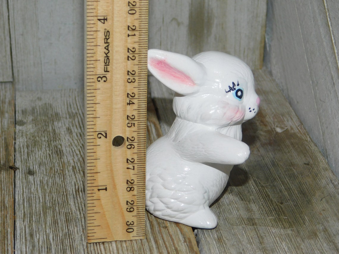 Vtg White Bunny Rabbit Rabbit White Figurine Bunny White - Etsy