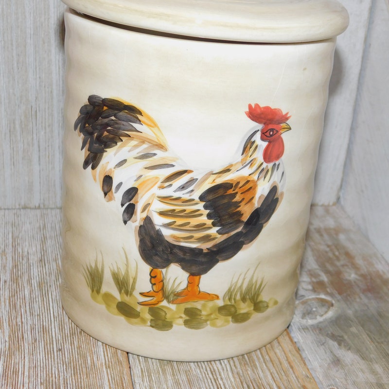 Rooster Canister - Etsy