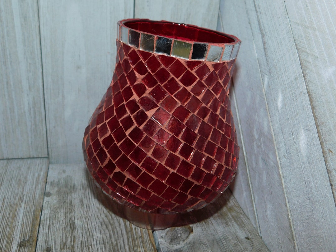 Mosaic Lamp Shade # 2, Mosaic Crackled Lamp Shade, Mosaic Lamp Shade ...