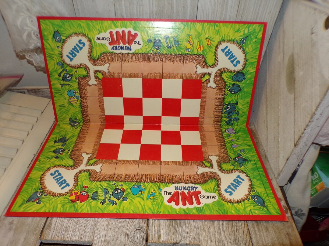 Vtg Ant Game GAME BOARD ONLY, Ant Board Game Piece, Game Pieces, Gift ...