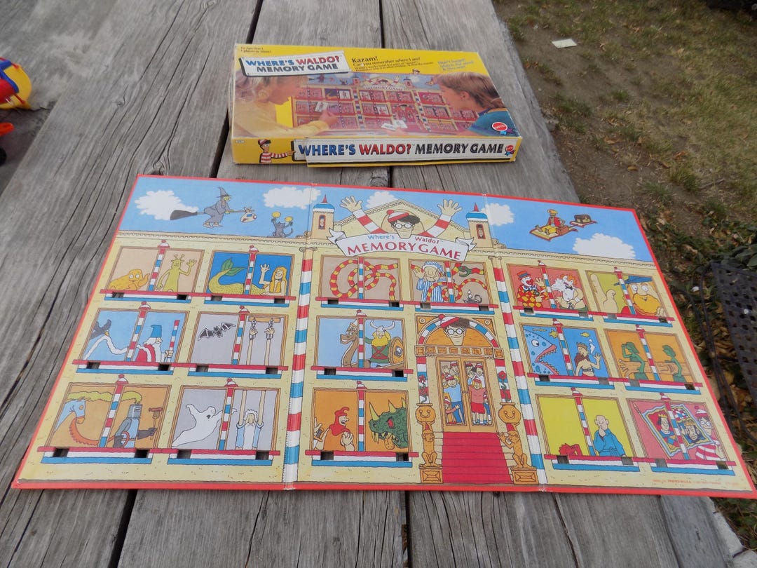 Where Waldo Game Board or Box, 1991 ONLY Replacement Board You Pick NOT ...