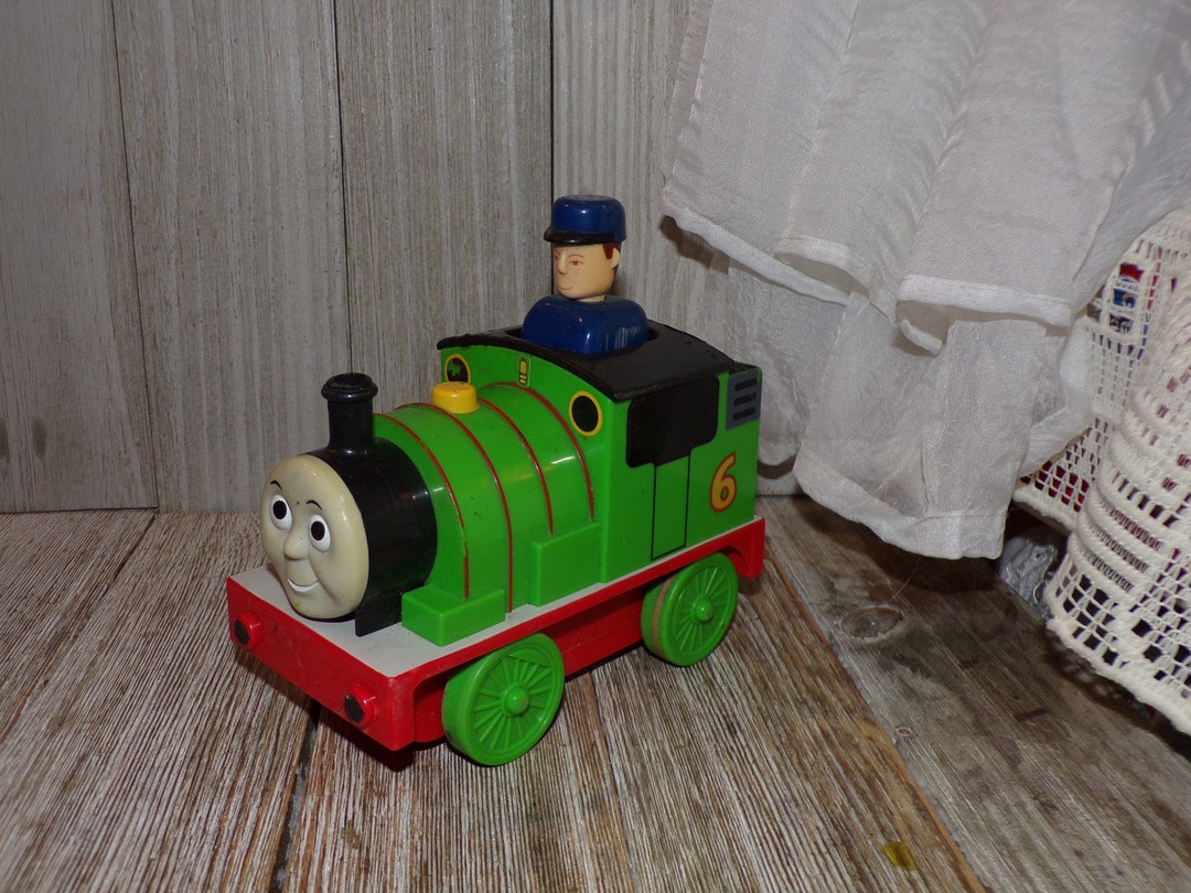 Vtg Percy Push and Go Train, Friction Train, Vtg Toys, Toy Train ...