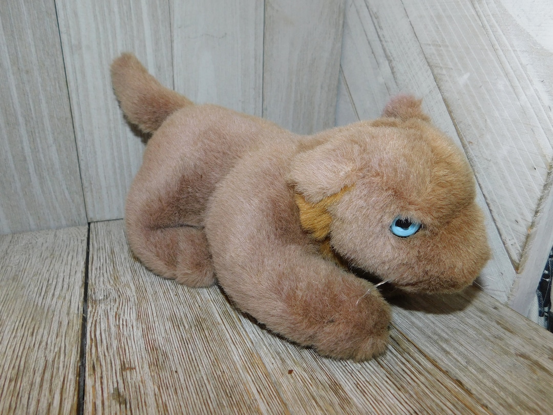 Sugar Loaf Baby Cougar Bright Blue Eyes 91, Vintage Stuffed Toys ...
