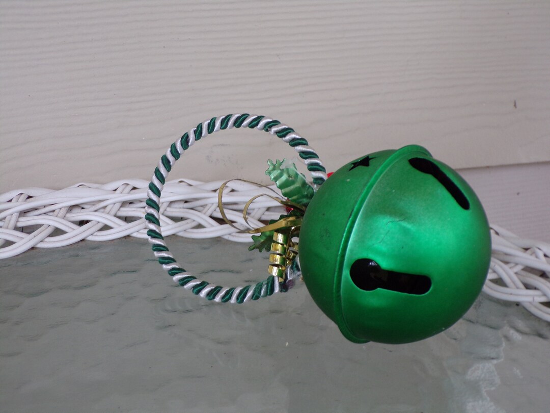 Vtg Green Bell, Big Green Bell, Vtg Home Decor, Gift Wrapping, Crafts ...