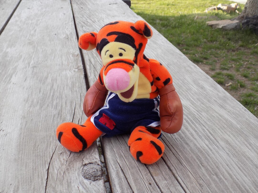 Disney Winnie the Pooh Boxing Tigger 1990 S Stuffed Animal, Bean Bag ...
