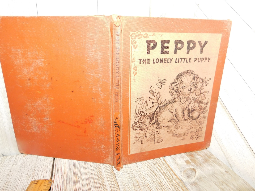 Peppy the Lonely Puppy Rand Mcnally Little Elf Book, Vintage Childrens ...