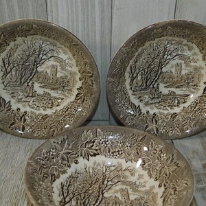 Staffordshire English Ironstone Tableware 3 Bowls Castles, Castles ...