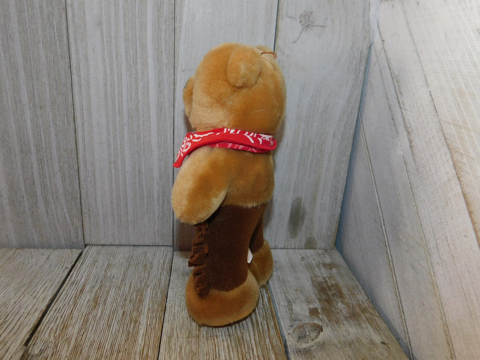 Vintage Small Cowboy Teddy Bear Vintage Stuffed Animal | Etsy