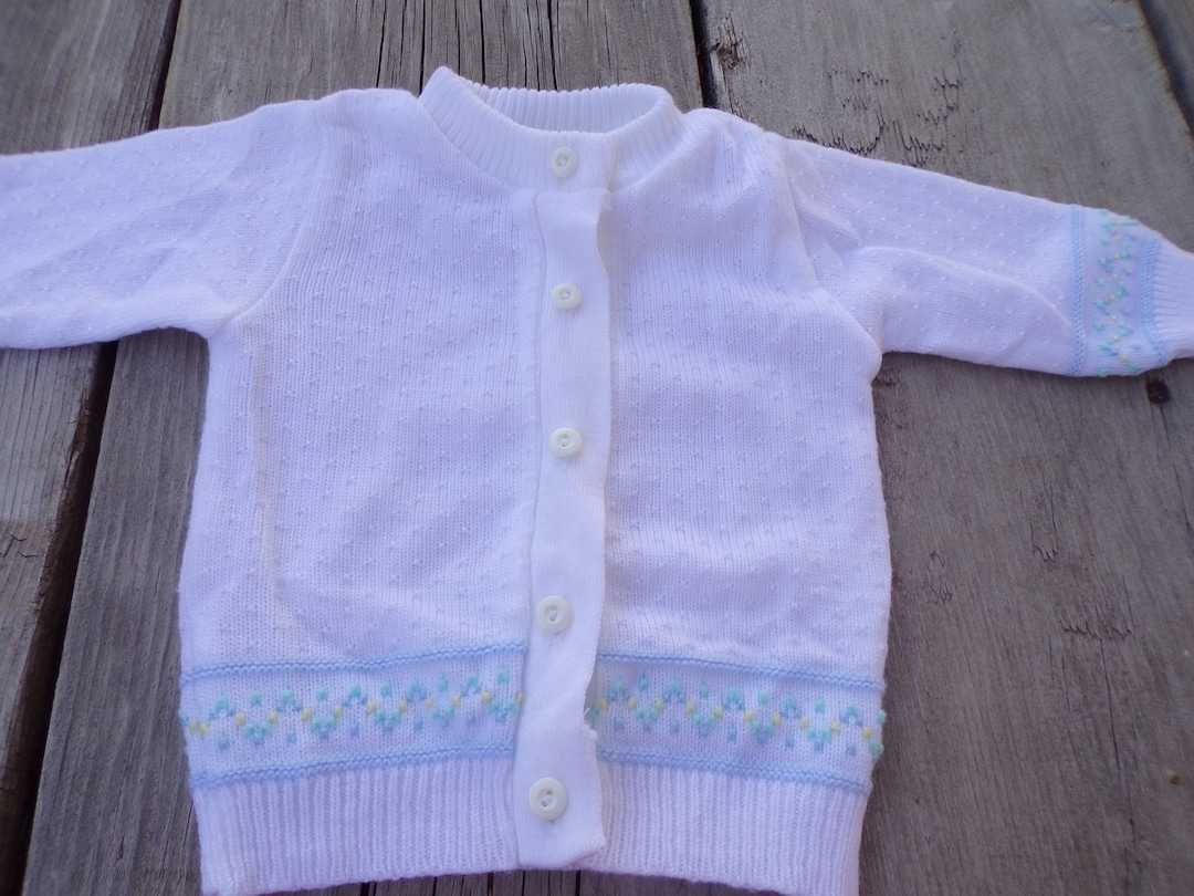 Vtg Sweet Baby Sweater, Bay Girl Sweater, Baby Girl Clothes, Vintage ...