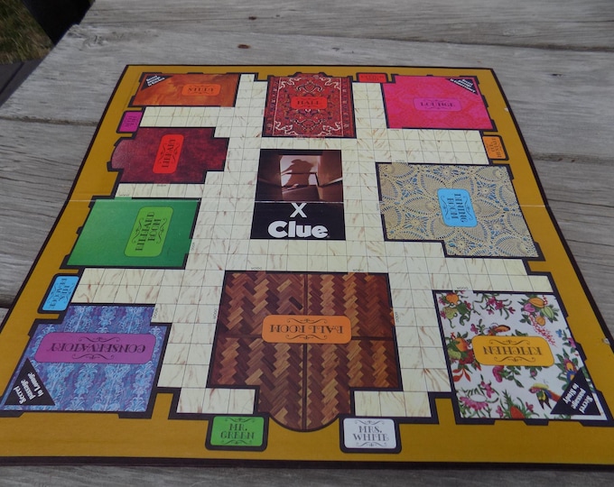 Clue Game Board Replacement, GAME BOARD Only, Family Game Night Crafts ...