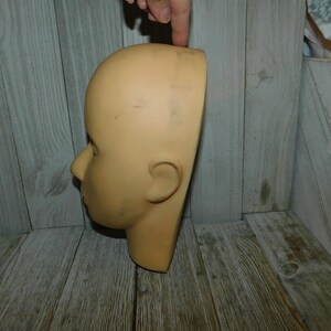 Vtg Training Head Rubber Cosmetology Mannequin Form Face Head, Rubber ...