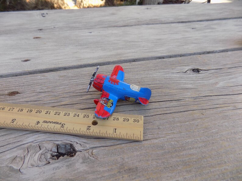 Spiderman Airplane, Mini Metal Spiderman Airplane, Vintage Toys ...