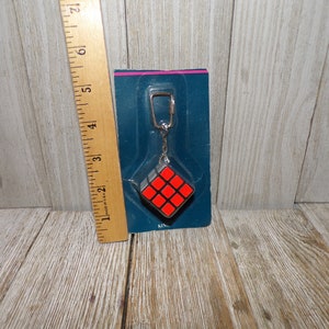 Rubiks Cube Key Chain New Old Stock, Vtg Key Chain, Vtg Toys, Puzzle ...