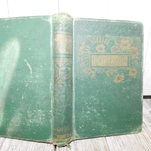 Antique Long Fellow Book, 1800s Voices of the Night Ballads and Other ...