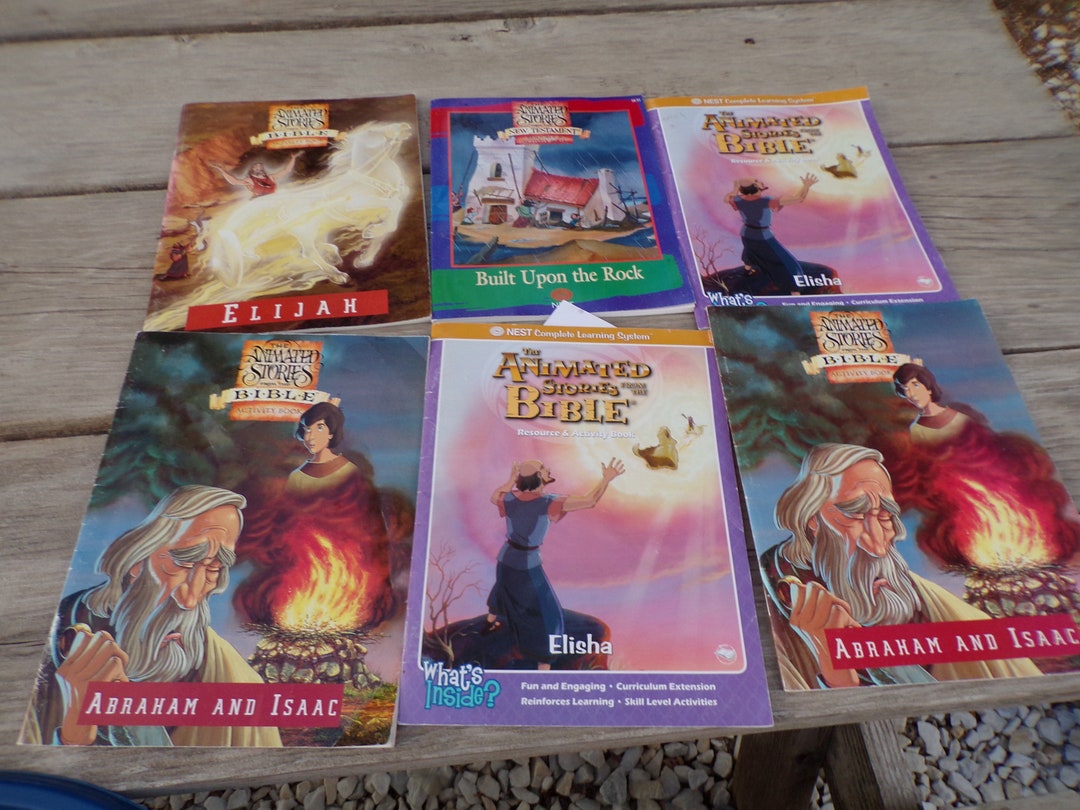 Vtg Bible Story Activity Book YOU PICK Children's Religious Work Book ...