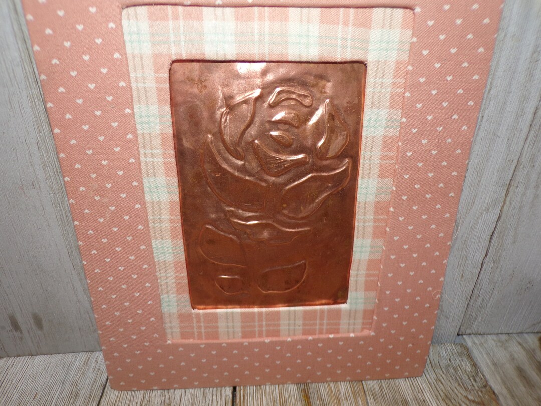 Rose Copper Wall Hanging, Rose, Farmhouse Decor, Country Decor ...