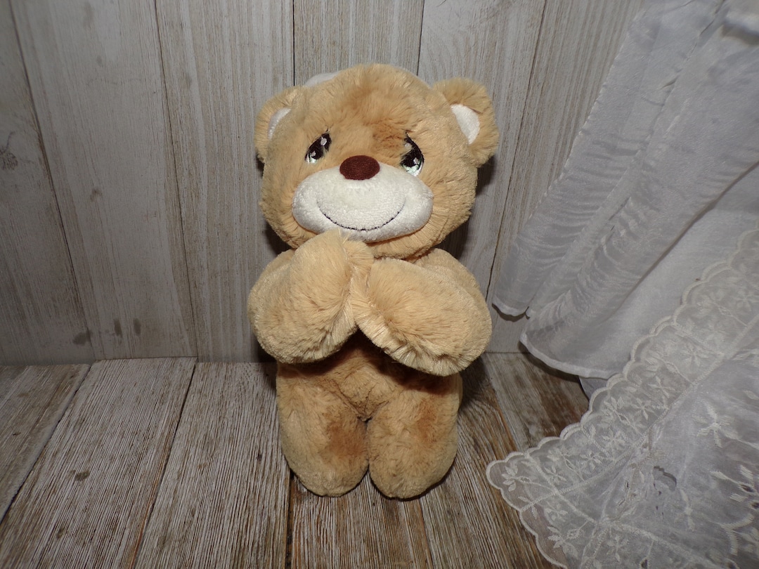 Vtg Praying Bear, Says the Lords Prayer, Plush Praying Bear, Vtg Teddy ...