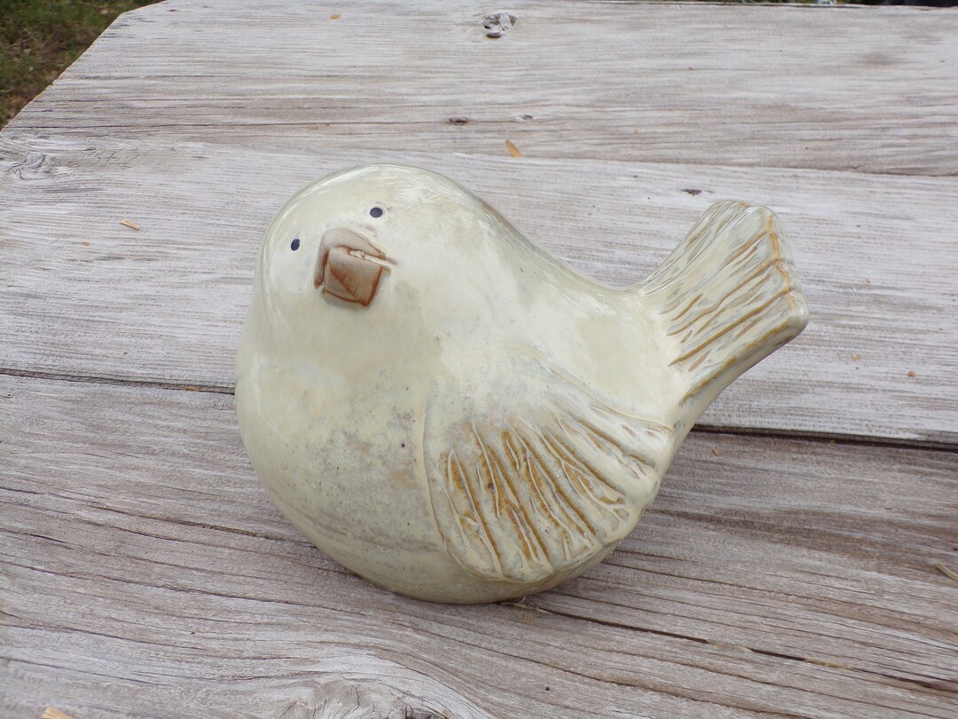 Vtg Ceramic Bird Statue, Vtg Farm House Decor, Birds, Country Decor ...