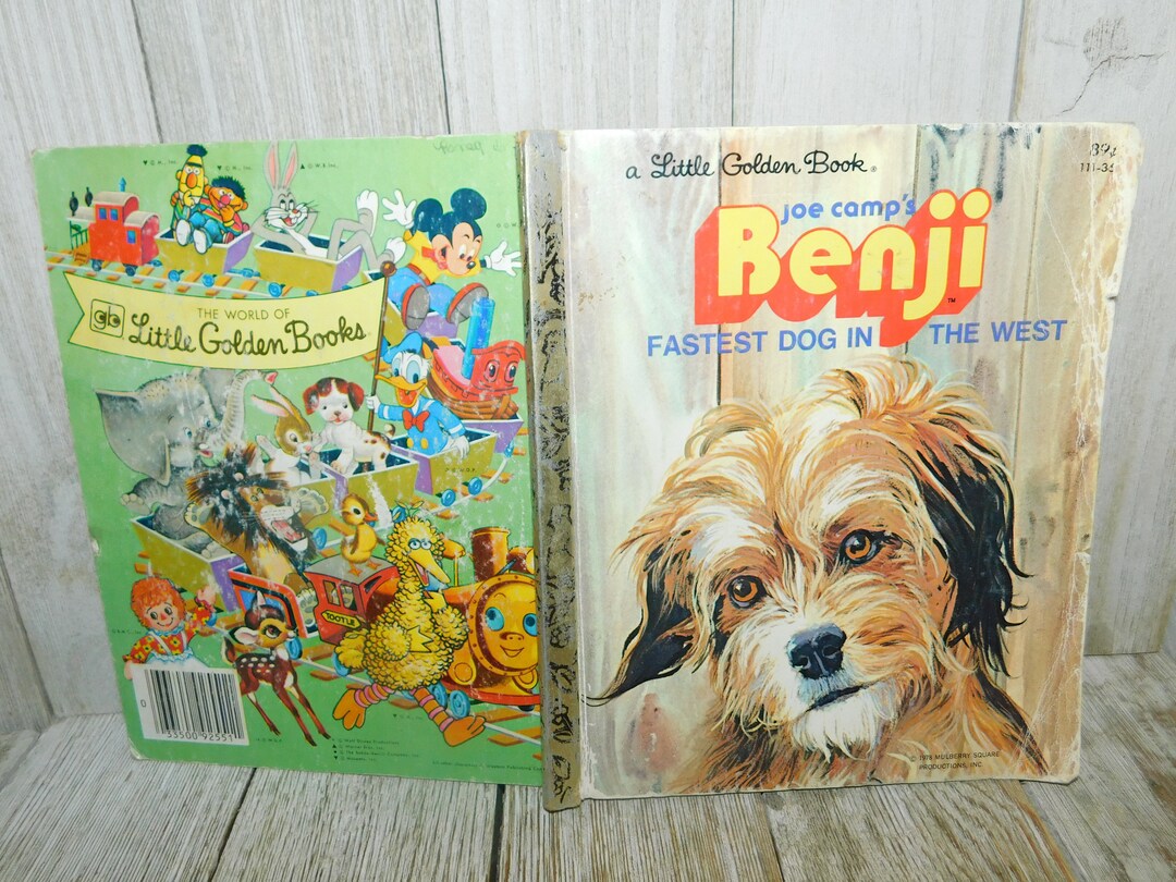 Vintage Benji Book, Joe Camp's Benji the Fastest Dog in the West ...