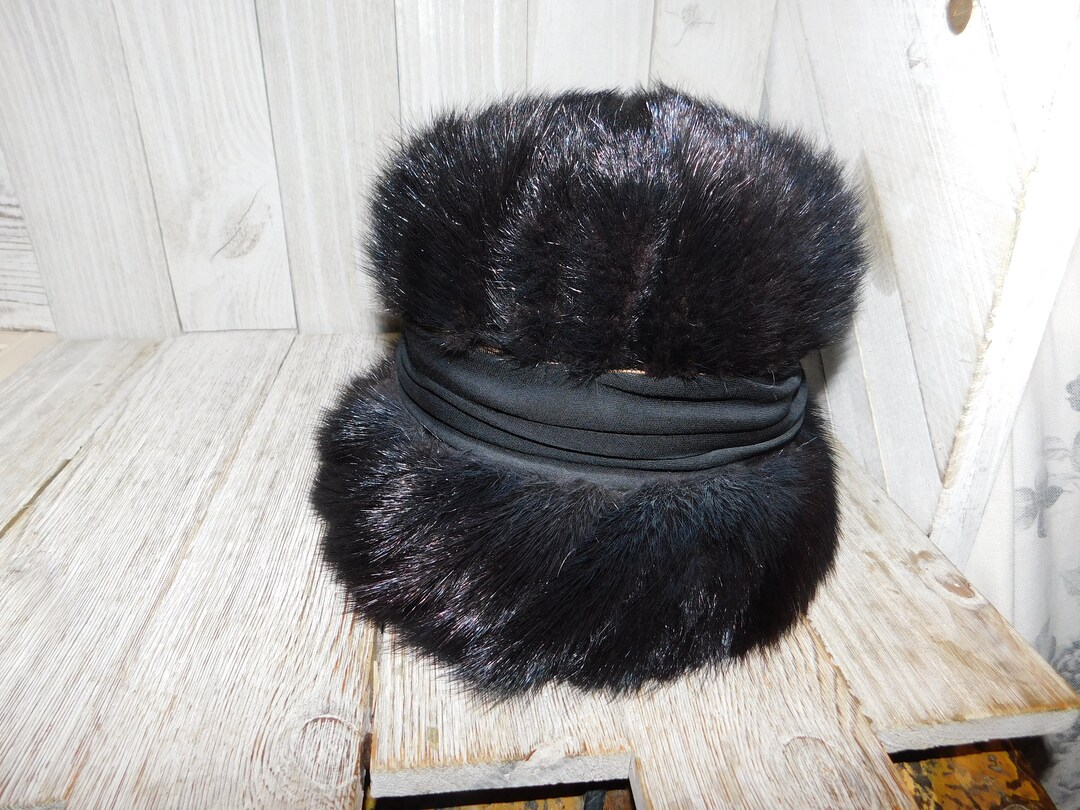 Glenover Henry Pollack Fur Hat, Vintage Fur Hat, Vintage Fashion Hat ...