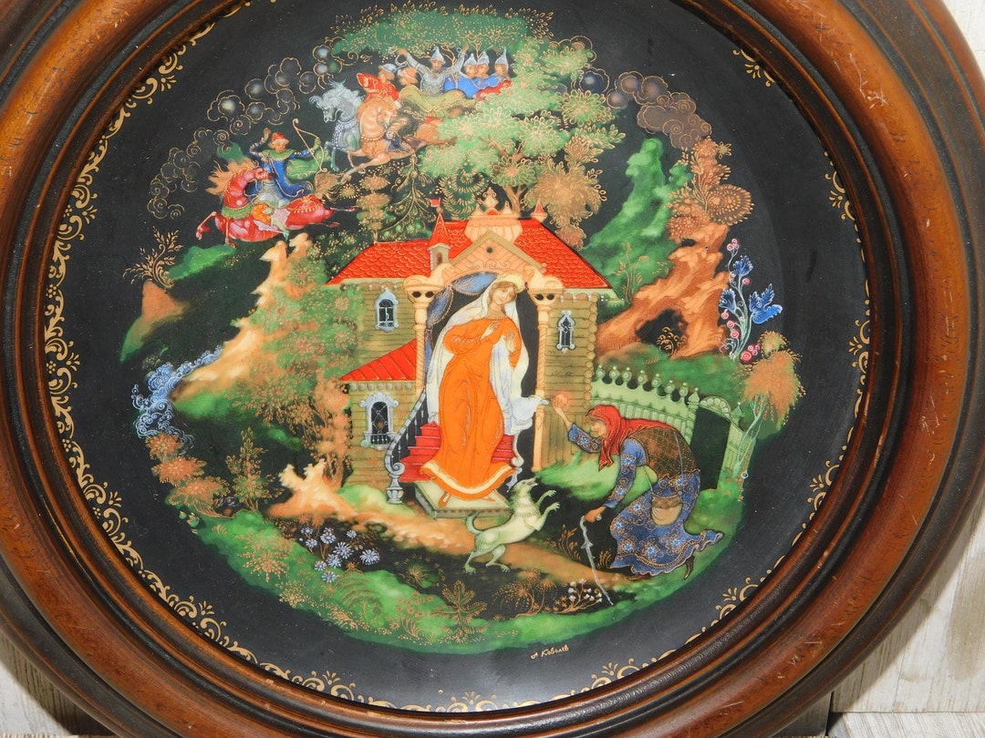 Princess and the Seven Tianex Plate Vintage Bradford Exchange Russian ...