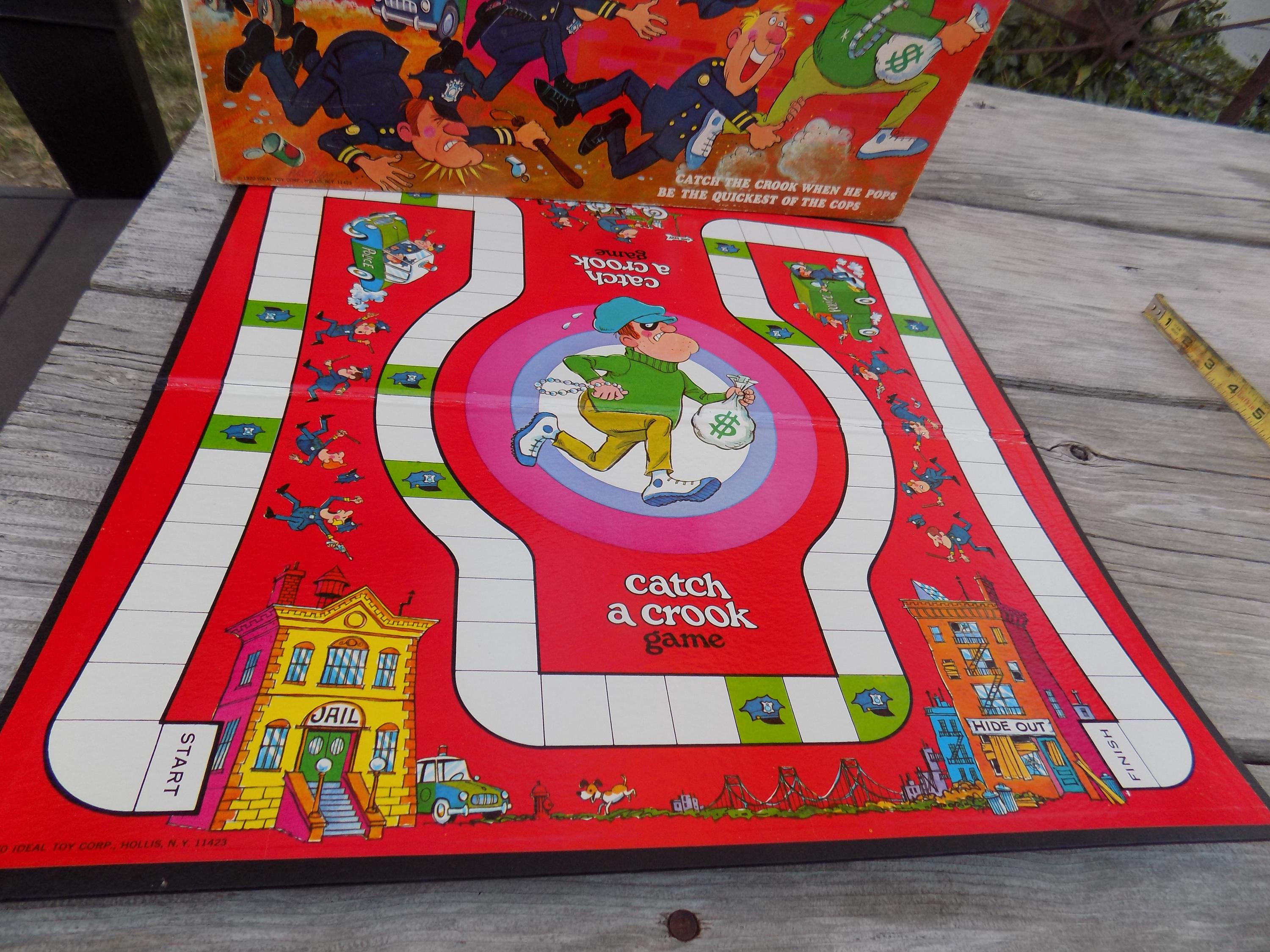 Catch a Crook Game BOARD ONLY, 1971 Game Parts, Craft, Memories, Gift ...