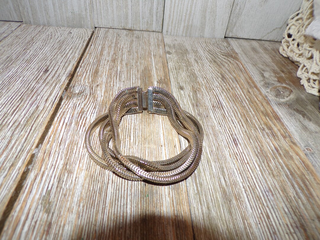 Vtg Bracelet Chain Bracelet, Latch Close Bracelet, Vtg Jewelry, Gift ...