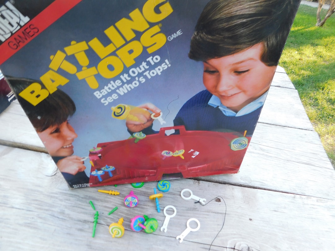 Vtg Battling Tops Game PIECES, Vintage Game Pieces Tops, Replacement ...