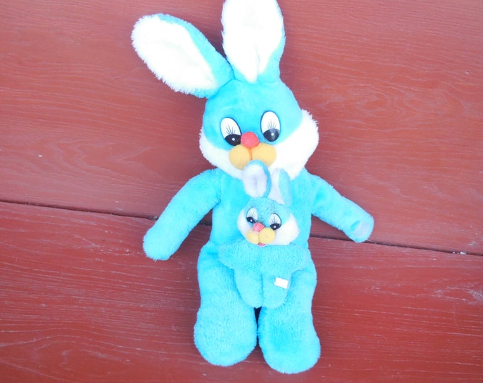 Bunny Mommy and Baby Bunny Stuffed Animal Bunny Plushies - Etsy